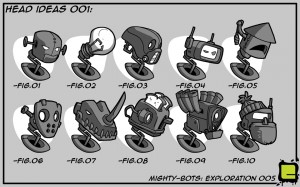 Indie Art Concepts for Mighty Bots - East Side Games